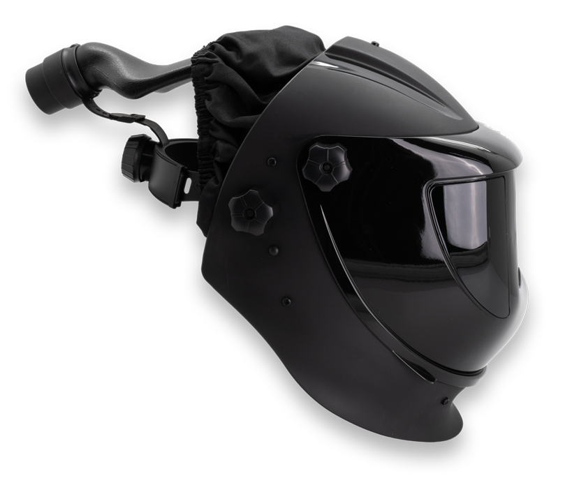 4-Sensor Auto Darkening Welding Helmet with PAPR Air-Fed Respirator